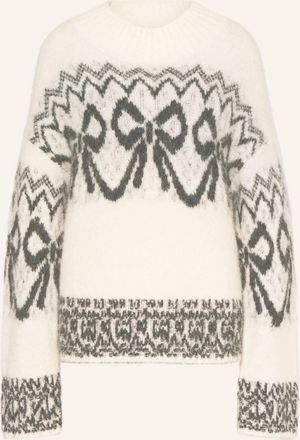 Mrs & Hugs Mrs & Hugs Pullover Mit Alpaka weiss