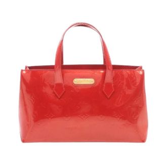 Louis Vuitton Pre-owned Sac &agrave; main en cuir Vernis Wilshire PM - Femme - Pre-owned - Rouge - Taille: ONE Size