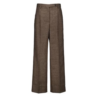 Zenggi Beige Hose W05-1014 535 - - Trousers - Damen - Beige - L