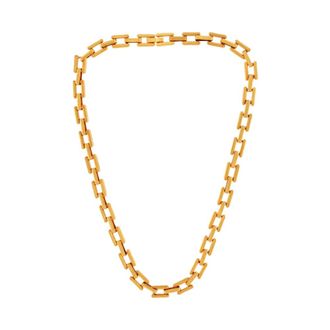 Dansk Copenhagen Passion Square Link Halskette - - Accessories - Damen - Gelb - ONE SIZE