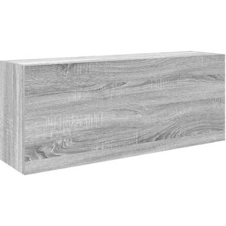 vidaXL Vidaxl - Armoire murale de bain sonoma gris 100x25x40 cm bois ing&eacute;nierie