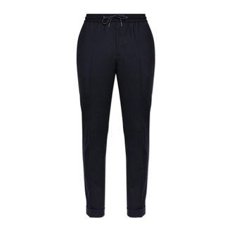 Paul Smith Ein Anzug zum Reisen - Wollhose mit schmaler Passform und Kordelzugbund - - Trousers - Herren - Blau - W30