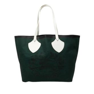 Burberry Sac cabas en toile Pre-owned - Femme - Pre-owned - Vert - Taille: ONE Size