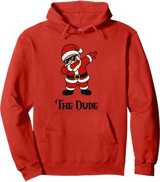 Holiday Santa The Dude Lustiges Shirt, Hoodie, Tank, Kissen, Tasche Pullover Hoodie