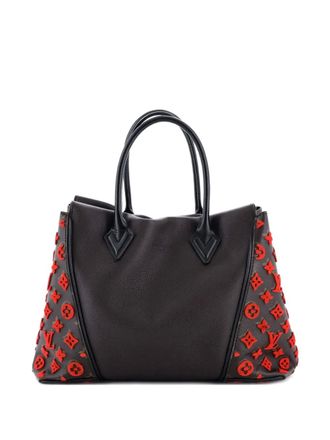 Louis Vuitton W Monogram Tuffetage Leather PM tote bag - Braun