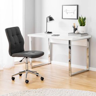 Fredriks home24 Bürostuhl München 46 x 91 x 62cm Grau/Grau