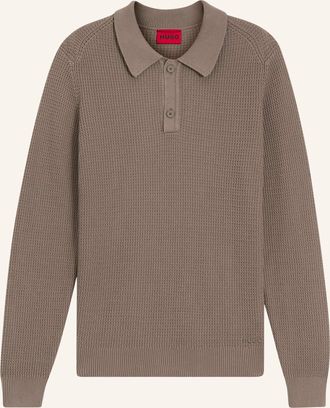 HUGO BOSS Hugo Pullover Saffowl Relaxed Fit braun