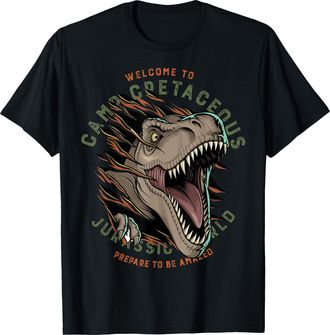 Jurassic Park Camp Cretaceous Welcome T-Rex T-Shirt