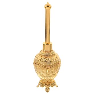 Cabilock Edle Europ&auml;ische Heiligwasserflasche aus Robustem Zinklegierungs Glas Filigranes Design Vielseitig f&uuml;r Religi&ouml;se Zeremonien und Kommuniongeschenke Gee