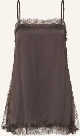 Grace & Mila Grace & Mila Satintop Blossom Mit Spitze braun