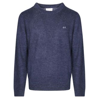 Sun 68 Maglia in Alpaca - - Knitwear - Herren - Blau - M