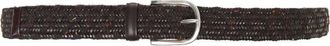 Orciani Homme, Accessoires, Brun, Taille: 100 CM Ceinture Tress&eacute;e en Cuir Marron Aw24