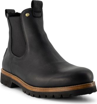 Panama Jack Herren Chelsea Boots schwarz Glattleder