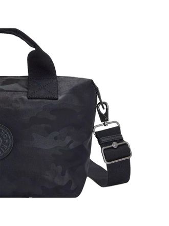 Kipling Womens Shoulder Bag Black Camo Emb Polyamide - Shoulder-Bags