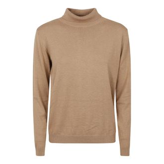 Max Mara Pull &agrave; col roul&eacute; Kiku - Femme - Pulls - Beige - Taille: 38 FR