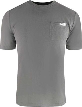 Aquascutum Active T-Shirt f&uuml;r Herren, Tasche (Grau)