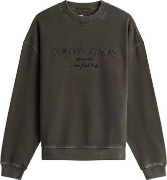 Tommy Jeans Sweatshirt f&uuml;r Herren (gewaschenes Schwarz)