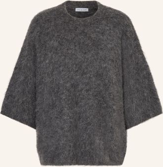 Mrs & Hugs Mrs & Hugs Pullover Mit 3/4-Arm Und Alpaka grau