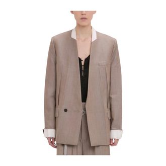 Victoria Beckham Damen, Jacken, Grau, XSGr&ouml;&szlig;e