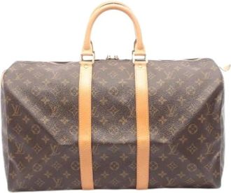 Louis Vuitton unisex, Pre-owned, Brun, Taille: ONE Size Pre-owned Keepall45 Monogram Boston Bag