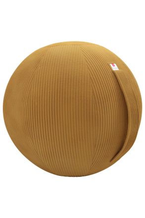 Stylife Sitzball, Gelb, Textil, F&uuml;llung: Luftkern, Oeko-Tex Standard 100, Wohnzimmer, Hocker, Sitzs&auml;cke