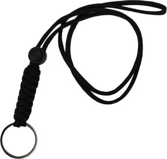 Generic Cordon tour de cou pour cl&eacute;s - Fonctionnalit&eacute; polyvalente - Collier en paracorde robuste, longueur r&eacute;glable pour badge didentit&eacute;, clip en m&eacute;tal pour l