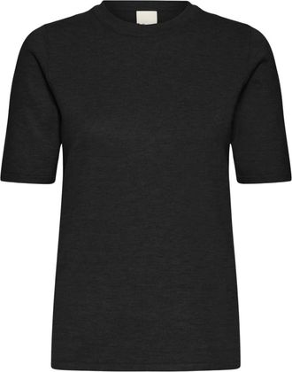 Ichi Ichi, Femme, Tops, Noir, Taille: 38 FR T-Shirt