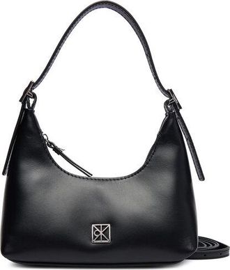 Calvin Klein Handtasche Emblm Hw Lthr Mini LV04F3263G Schwarz
