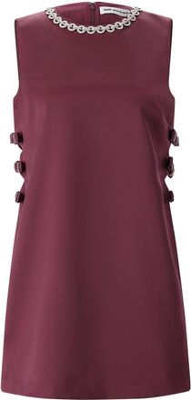 Self Portrait Minikleid aus Satin