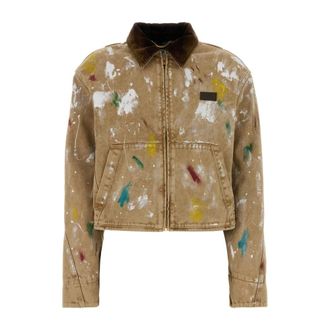 Moschino Femme, Vestes, Brun, Taille: 38 FR Blousons ET Gilets