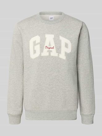 GAP Sweatshirt mit Logo und Rundhalsausschnitt