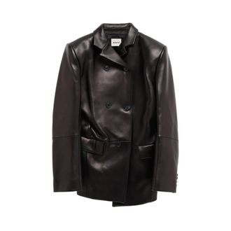 Khaite Damen, Jacken, Schwarzk, XSGr&ouml;&szlig;e