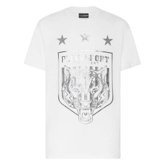 Plein Sport Homme, Tops, Blanc, Taille: XL T-Chemises