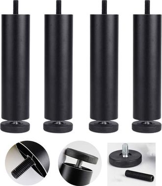 Generic Metallmöbelbeine, verstellbare Sofabeine, Tischbeine aus Aluminiumlegierung, Tischbeine für TV-Schreibtische, fette Schraubenstange, Bettbeine, verste