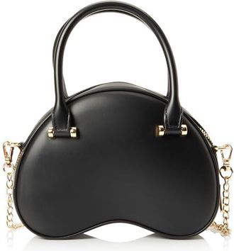 Felipa Sac à Main en Forme de Haricot pour Femme, Pochette, Noir, Einheitsgröße