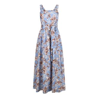 Liu Jo Langes Popelinekleid - - Dresses - Damen - Mehrfarbig - L