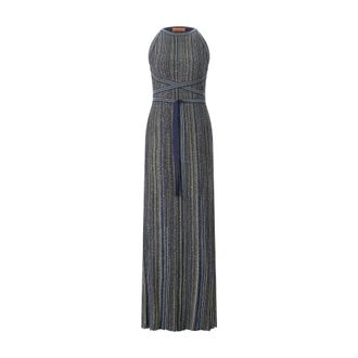 Missoni &Auml;rmelloses Maxikleid - - Dresses - Damen - Gr&uuml;n - S