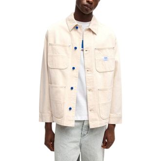HUGO BOSS Lisimba Jacke f&uuml;r Herren, Denim (Hellbeige)