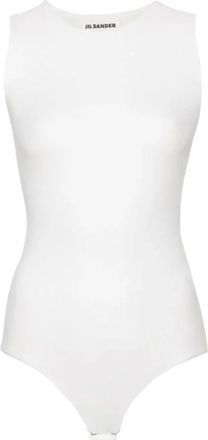 Jil Sander Femme, Tops, Blanc, Taille: 42 FR Body Coconut