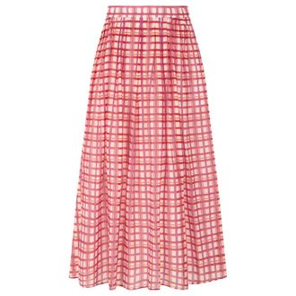 Max Mara Femme, Jupes, Multicolore, Taille: 36 FR Im going to squares Midi Skirt