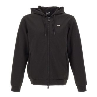 Emporio Armani Emporio Armani Ea7, Homme, Sweatshirts et sweats &agrave; capuche, Noir, Taille: L SweaT-shirt z fermetureure &eacute;clair