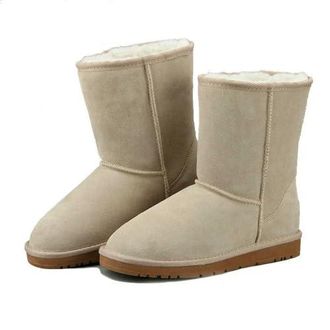 Generic NYSBH Chaussures dhiver classiques chaudes en peluche pour homme Bottes de neige imperm&eacute;ables Bottes de travail Chaussures d&eacute;contract&eacute;es pour homme, s