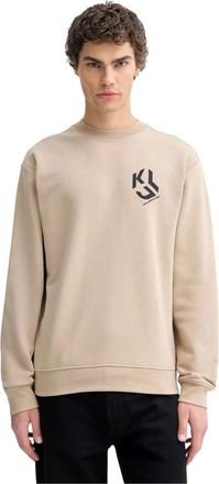 Karl Lagerfeld Herren, Sweatshirts & Hoodies, Beige, 2XLGr&ouml;&szlig;e