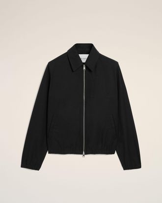 Ami Blouson Noir Zipp&eacute; Ami De Coeur en Coton Noir - XXL - Homme