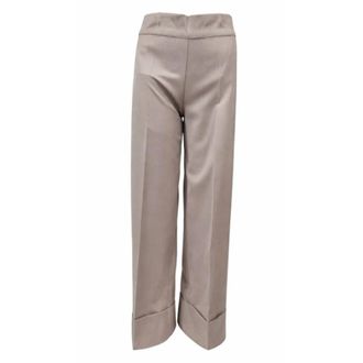 D.exterior Wide Hosen - - Trousers - Damen - Braun - XL