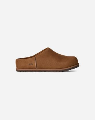 UGG Otzo Clog f&uuml;r Damen in Brown, Gr&ouml;&szlig;e Nubukleder