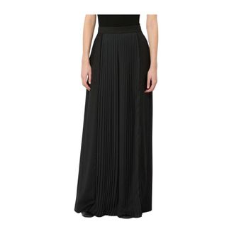 Max Mara Femme, Pantalons, Bleu, Taille: 34 FR Wide Pantalons
