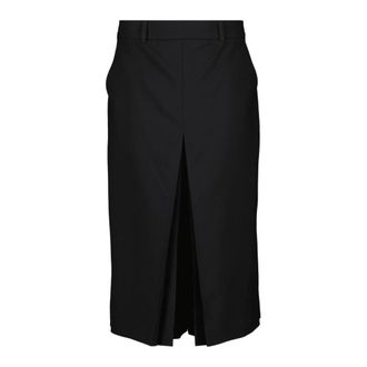 Saint Laurent Schwarzer Woll-Culottes-Rock - - Skirts - Damen - Schwarzk - L