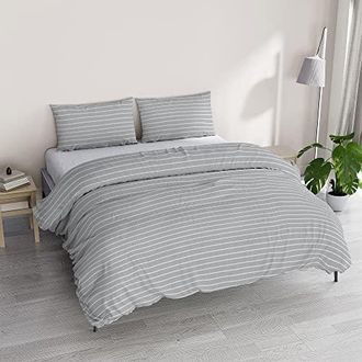 Italian Bed Linen Bettwäsche Athena mit Bettbezug und Kissenbezügen, Bedruckt, Clara Rauch, Doppelbett