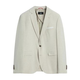 Cinque Cinque, Homme, Vestes, Brun, Taille: 2XL Veste Blazer Homme Beige